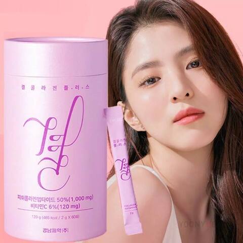 Lemona Kyung Nam Pharm Gyeol Collagen Plus питьевой коллаген в саше (60 ...