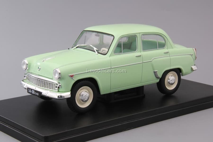 Moskvich-403 light green 1:24 Legendary Soviet cars Hachette #31