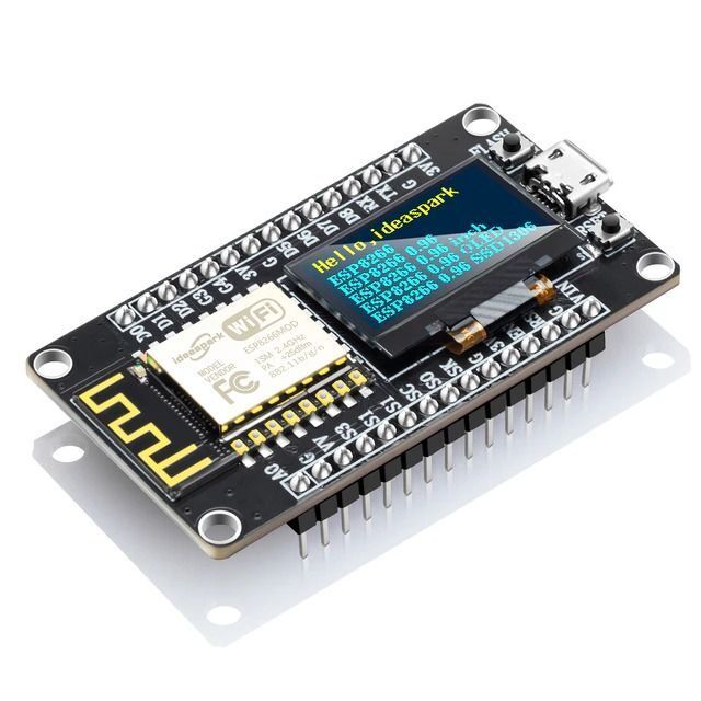 Wi-Fi контроллер ESP8266 NodeMCU с OLED-дисплеем и Micro-USB - описание ...