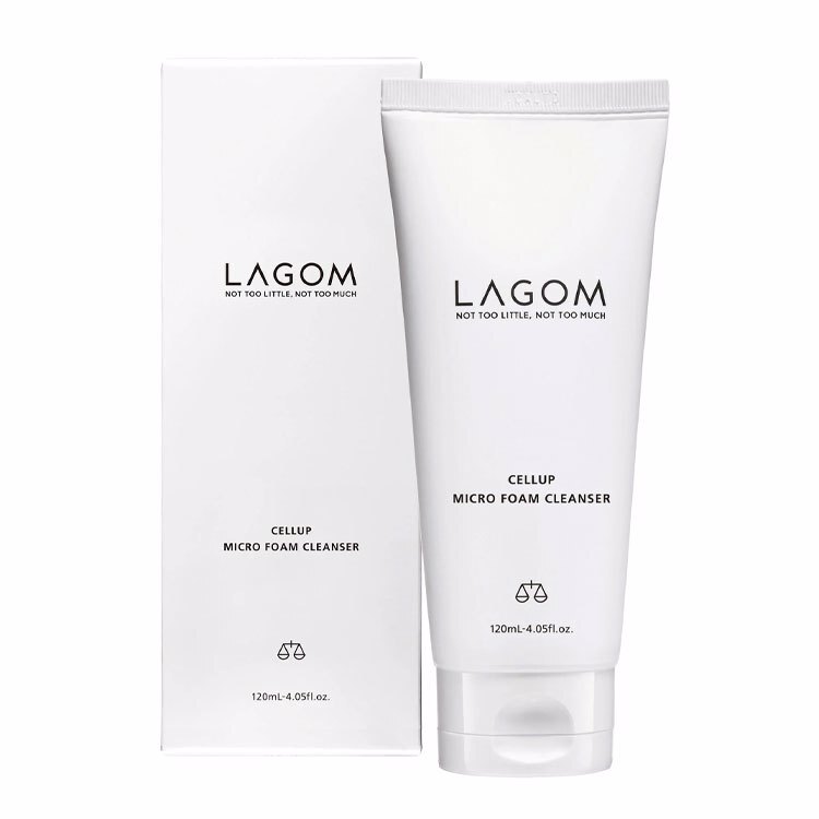 Lagom Пенка для умывания деликатная - Cellup Micro Foam Cleanser 120 мл ...