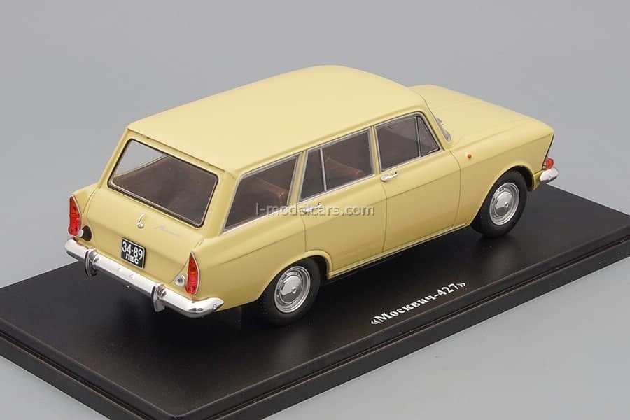 Moskvich-427 Station Wagon 1967 beige 1:24 Legendary Soviet cars ...