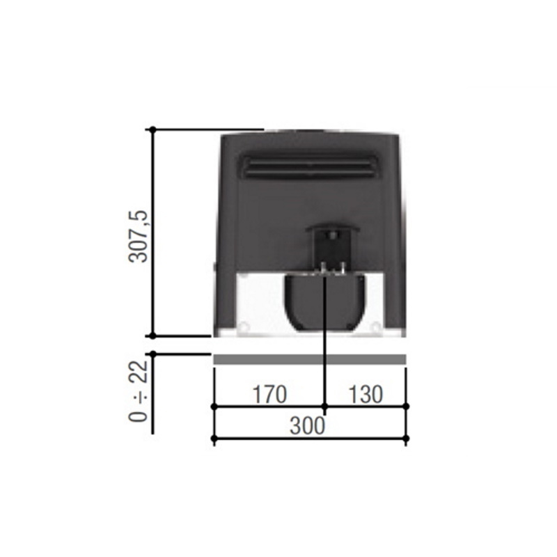 Комплект автоматики для откатных ворот CAME BX608AGS (001U2625RU) (до ...