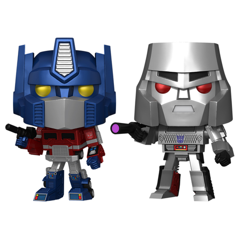Funko POP! Transformers 40 Years: Optimus Prime & Megatron (2 pack ...