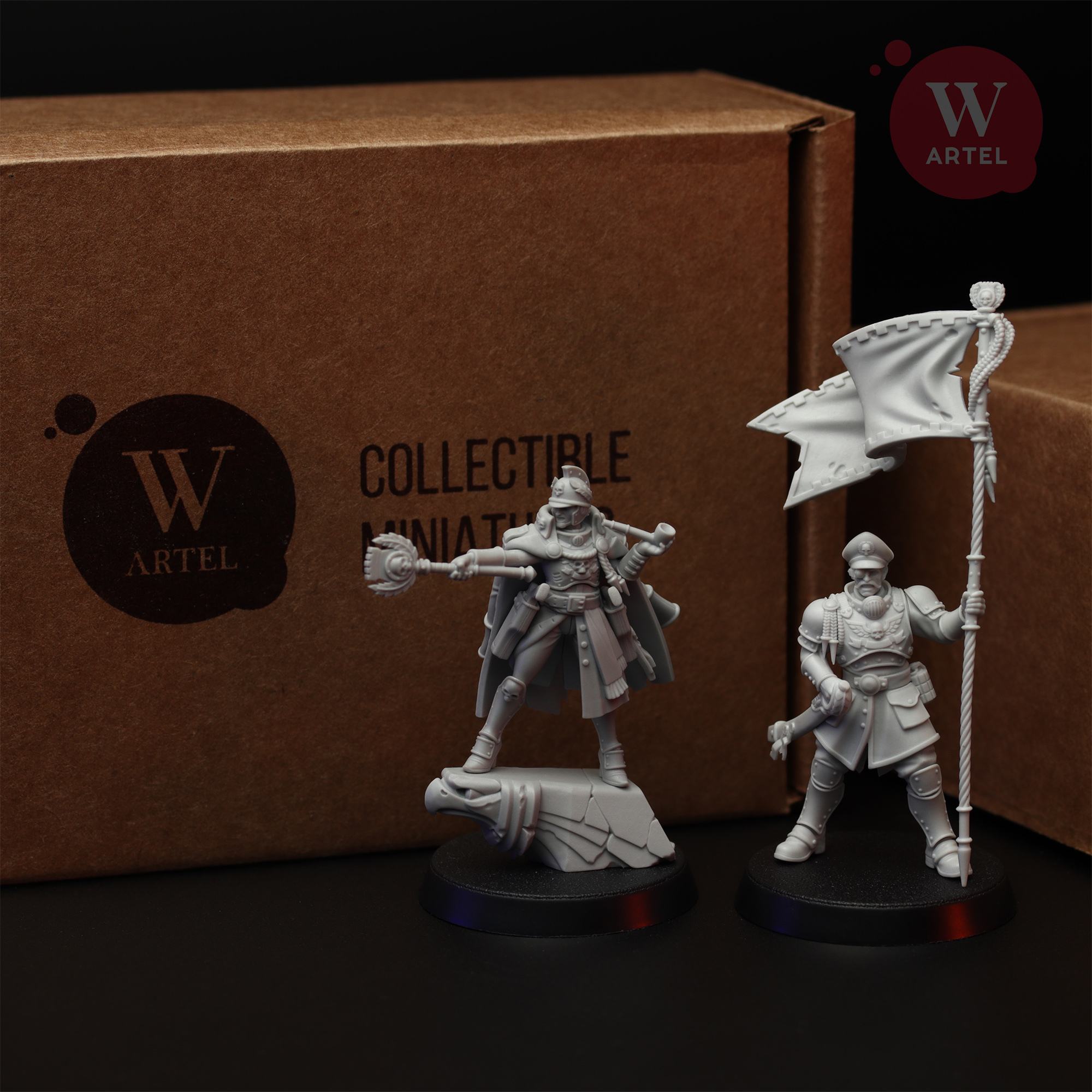 Миниатюра Regimental Banner Guard – купить миниатюры по Warhammer в Artel W