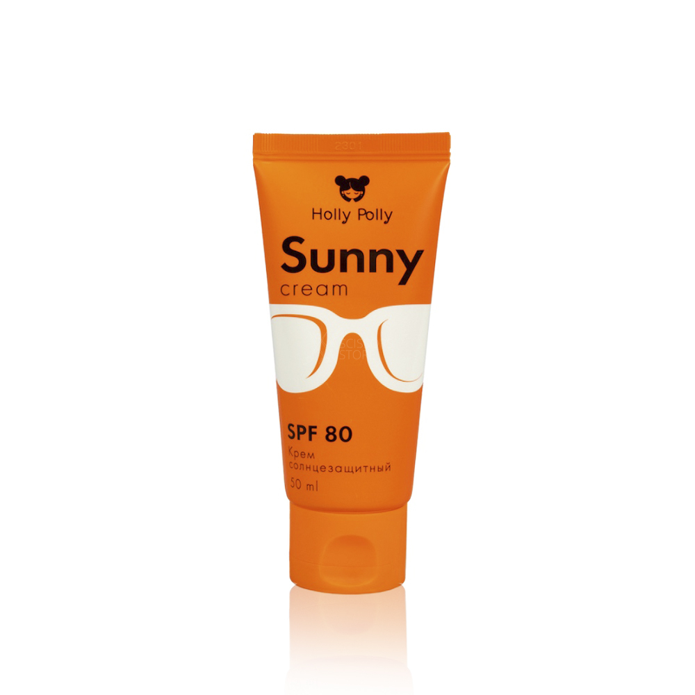 Крем солнцезащитный для лица и тела Holly Polly Sunny SPF 80, 50мл ...