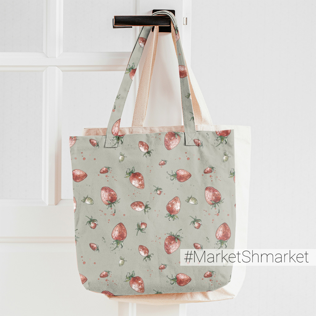 Ткани Клубничка на сене - закажи на #MarketShmarket.com любая ткань с ...