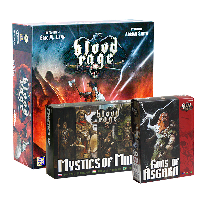 Blood Rage / Кровь и ярость + 2 дополнения в интернет-магазине bgames ...