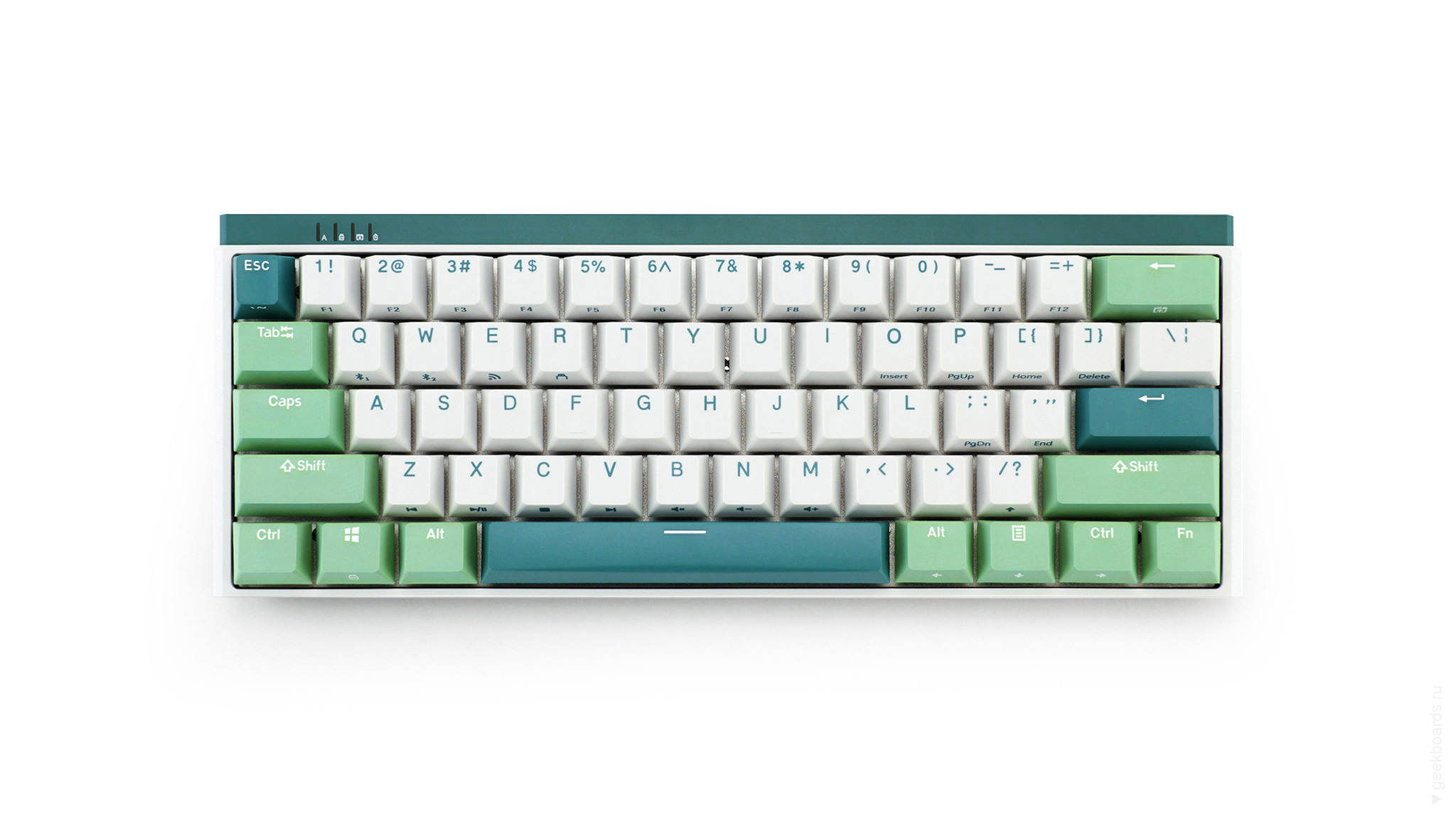 Durgod K330W Mint — купить на сайте профессиональных клавиатур Geekboards