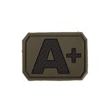 Нашивка MIL-TEC® PATCH 3D BLOOD A POSITIV OLIVE DRAB