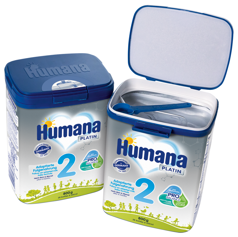 Купить Последующая молочная смесь Humana Platin 2 с 6 до 12 месяцев 800 ...