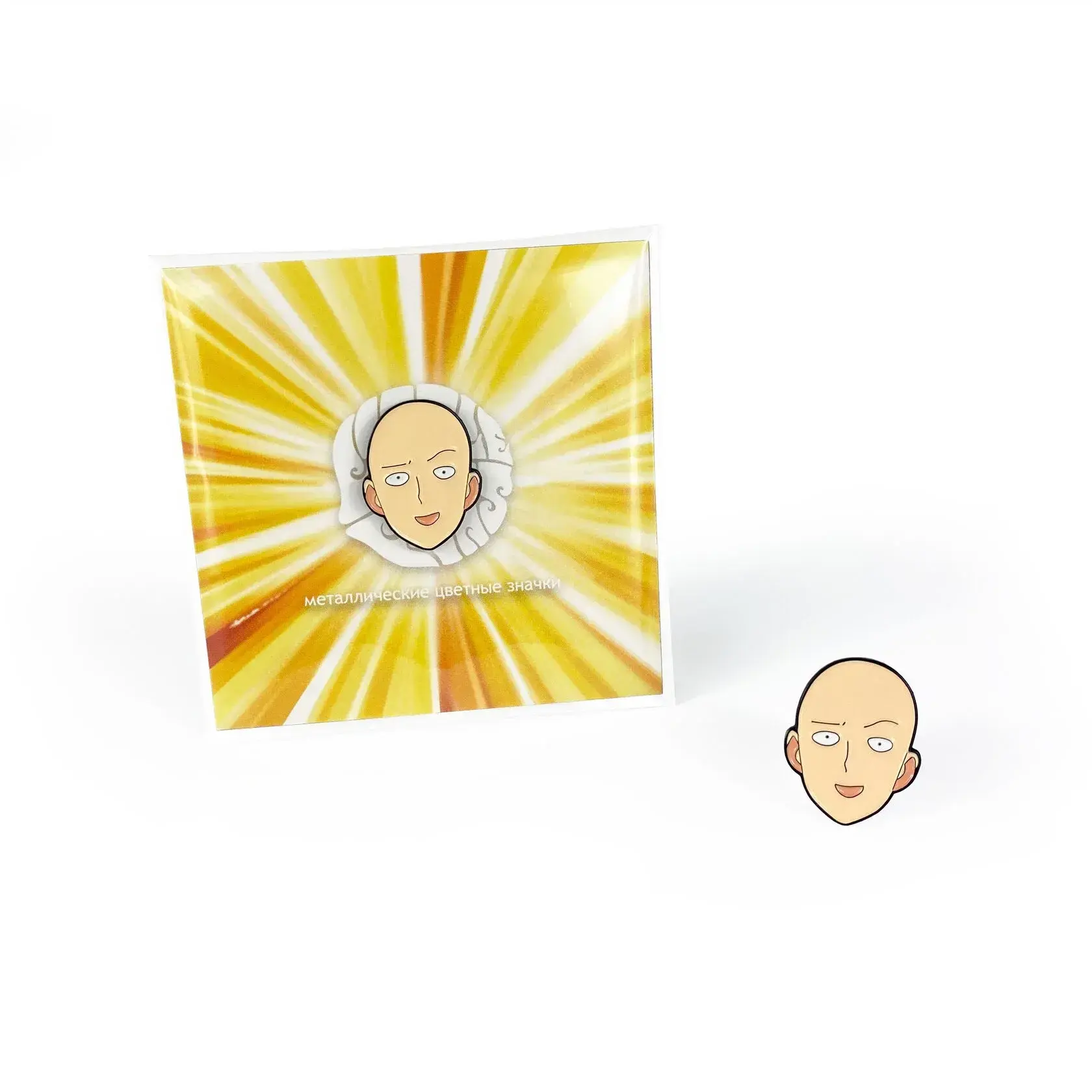Пин "Little Pins - One Punch-Man: Saitama" – купить за 650 руб | ЧУК И ...