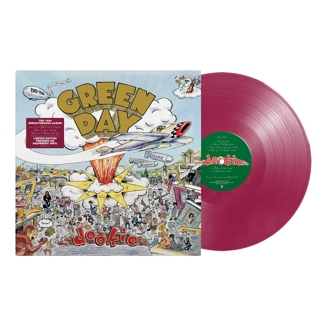 Виниловая пластинка Green Day — Dookie (Limited Raspberry Vinyl ...