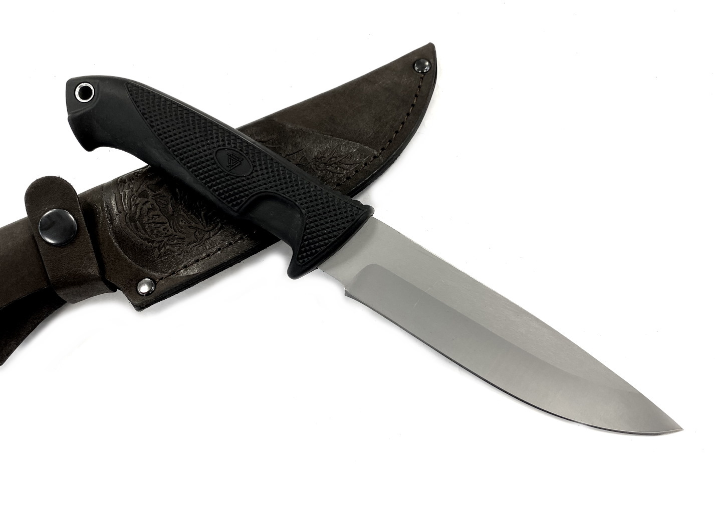 Нож Лазутчик, сталь AUS-8, рукоять Elastron купить за 3 200 руб в Москве