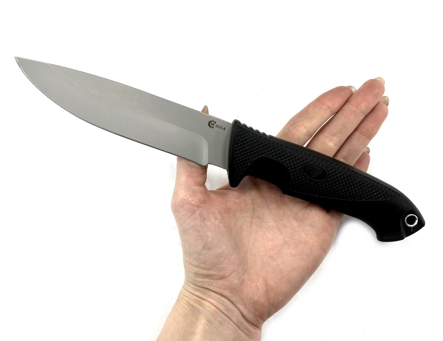 Нож Лазутчик, сталь AUS-8, рукоять Elastron купить за 3 200 руб в Москве