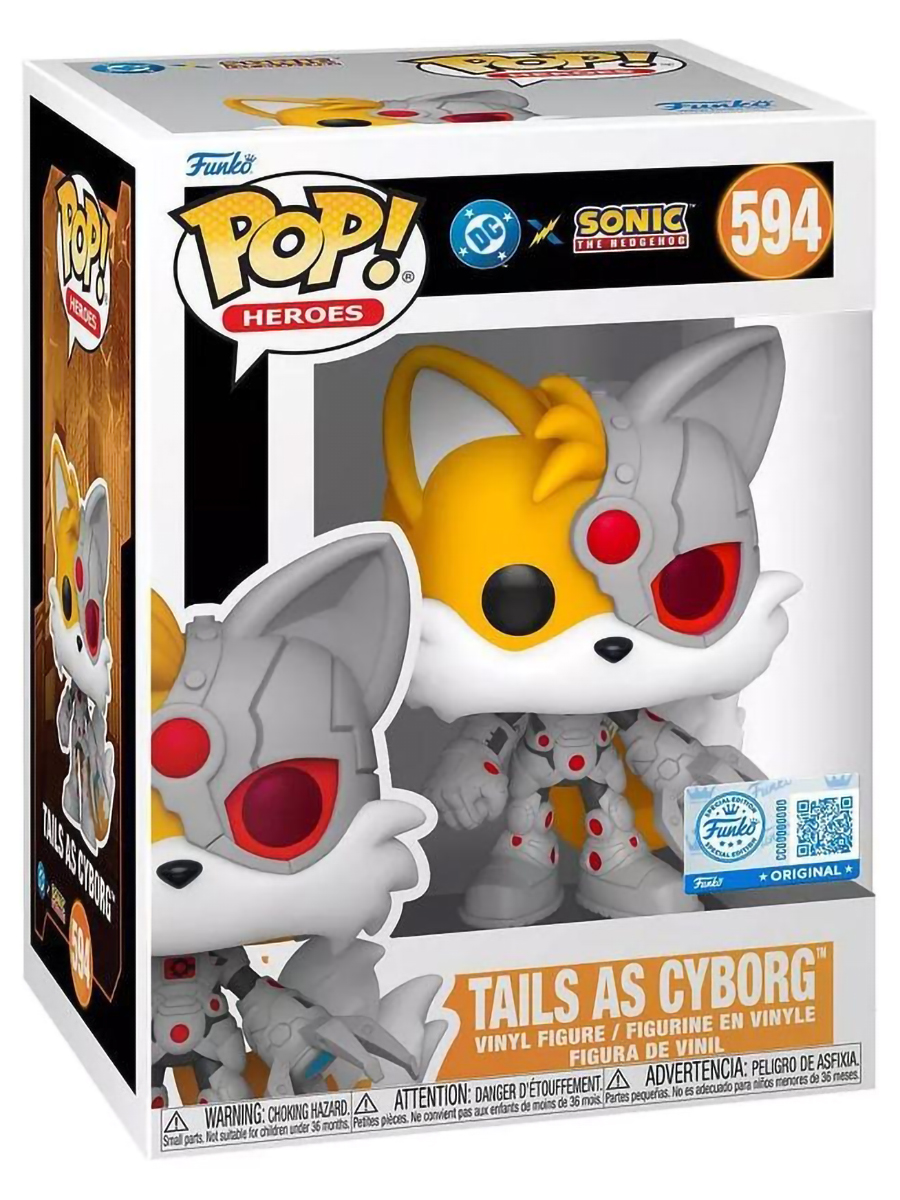 Funko POP! DC х Sonic the Hedgehog: Tails as Cyborg (594) – купить по ...