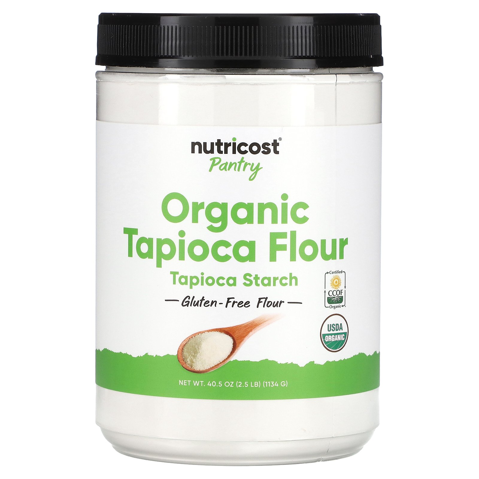 Nutricost, Pantry, органическая мука из тапиоки, 1134 г (40,5 унции ...