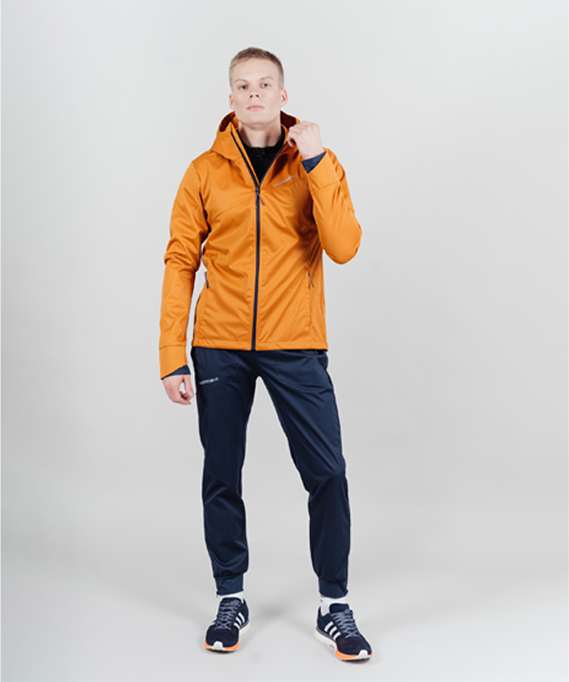 Элитный мембранный ветрозащитный спортивный костюм Nordski Warm Deep ...
