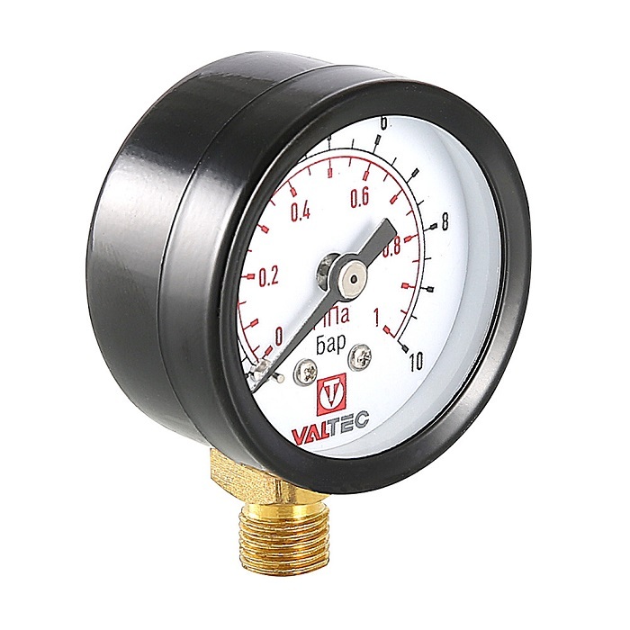 Манометр радиальный Valtec VT.TM40.D.01 с нижним подключением (1/8", 40 ...
