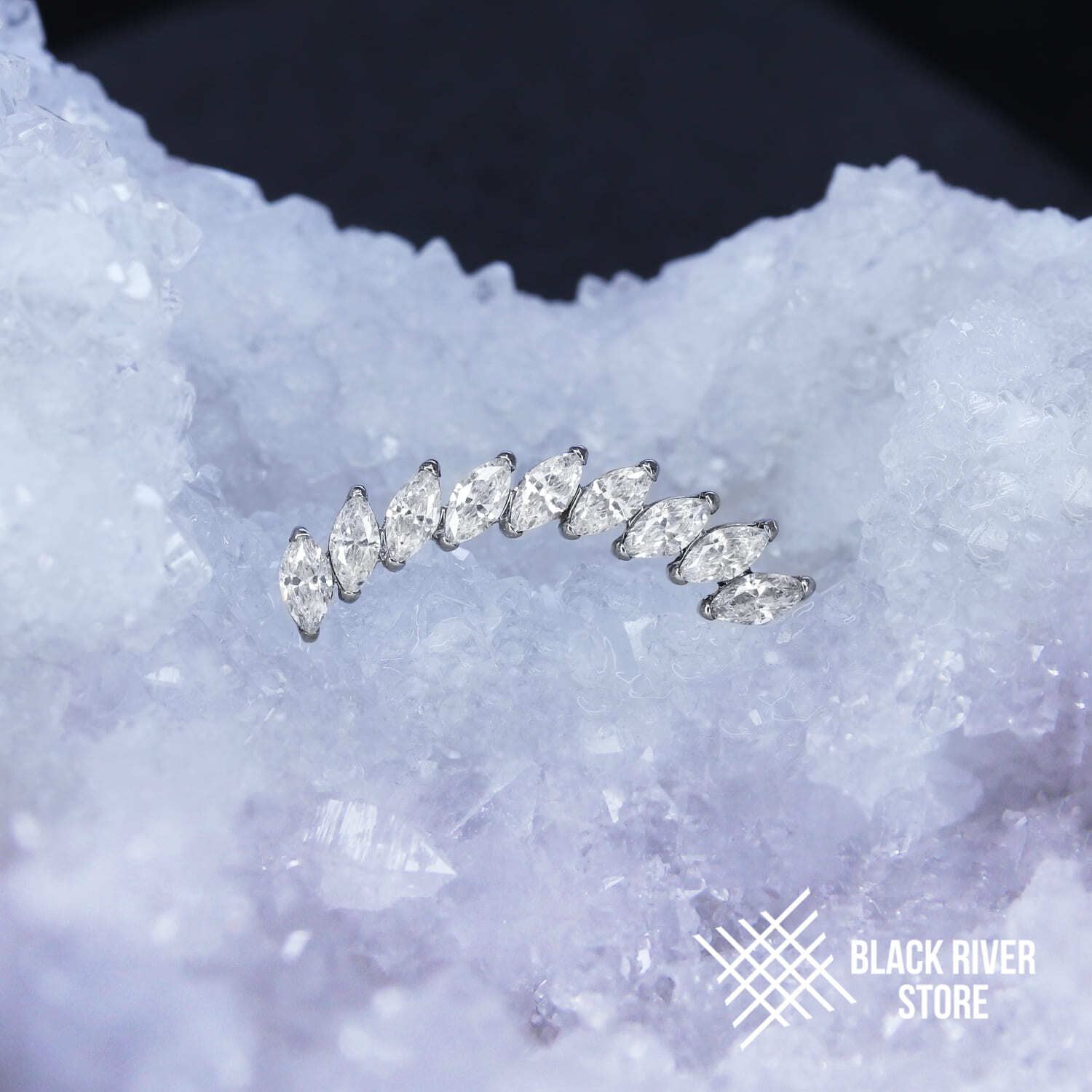 9K v.2 Curv Marquise Mini Crystal купить в магазине Black River Store