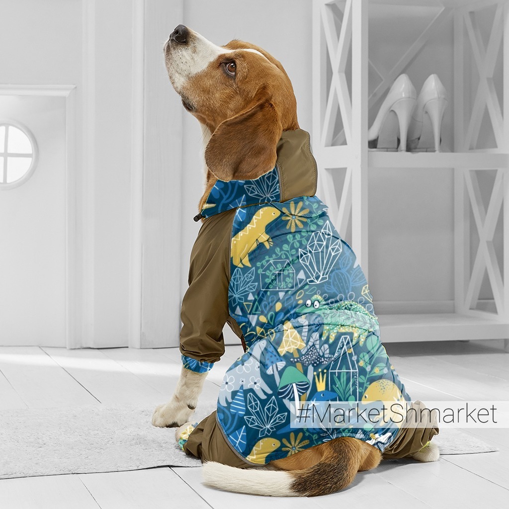 Ткани Динозавры и цветы - закажи на #MarketShmarket.com любая ткань с ...