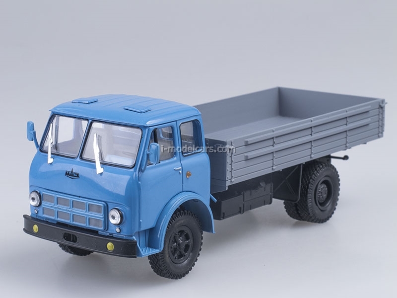 MODEL CARS 1:43 MAZ-500A board blue-gray Nash Avtoprom
