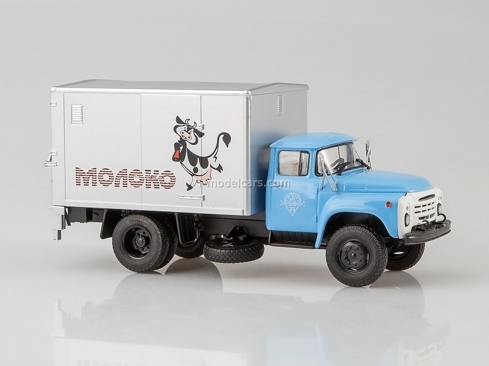 MODEL CARS ZIL-130 Van with rear-lift U-165 Milk 1:43 AutoHistory