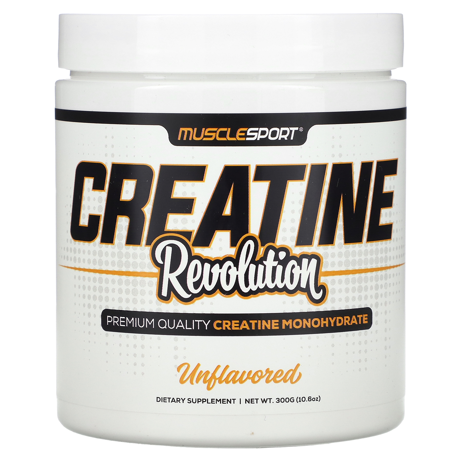 MuscleSport, Creatine Revolution, без добавок, 300 г (10,6 унции) MSL ...