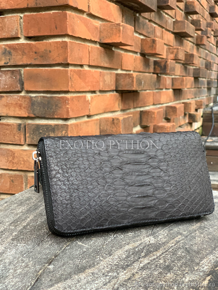 Кошелёк из кожи питона WA-155 - EXOTIQ PYTHON