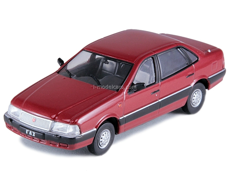 MODEL CARS 1:43 GAZ-3105 Volga dark red DeAgostini Auto Legends USSR #98