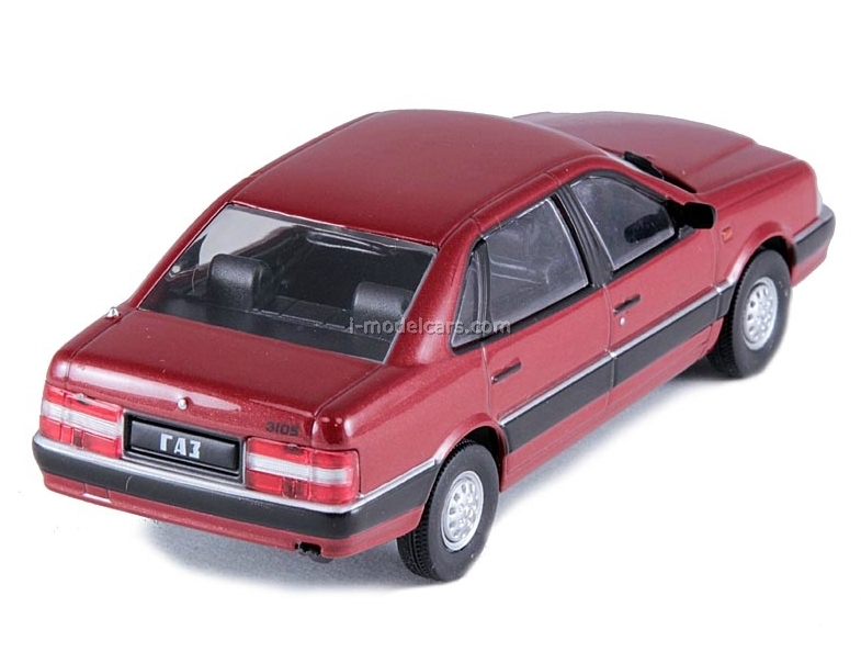 MODEL CARS 1:43 GAZ-3105 Volga dark red DeAgostini Auto Legends USSR #98