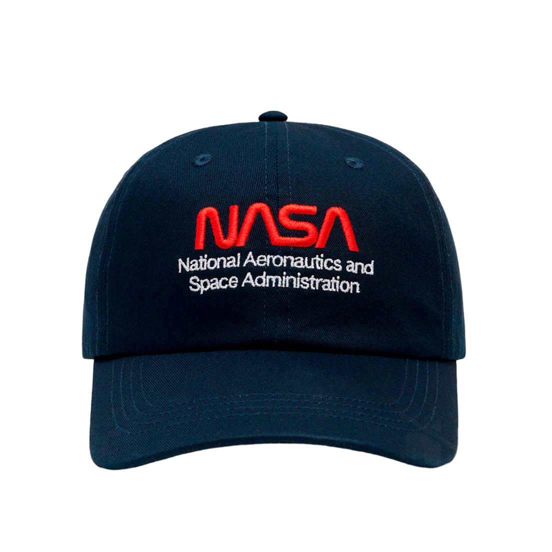 Бейсболка Alpha Industries Nasa Worm Logo Cap Rep. Blue (Синяя ...