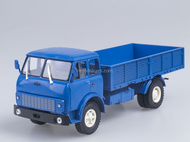 MODEL CARS 1:43 MAZ-5335 board blue Nash Avtoprom