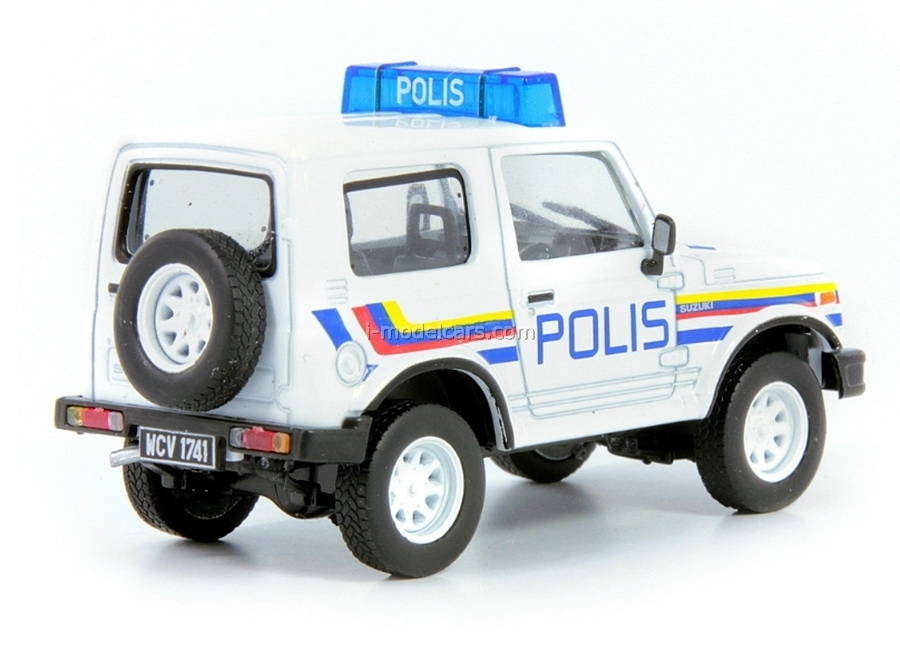MODEL CARS Suzuki Samurai Police Malaysia 1:43 DeAgostini World's ...