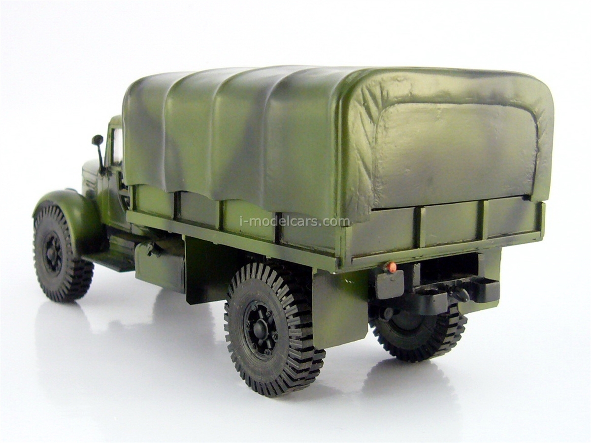MAZ-502 with tent camouflage 1:43 workshop
