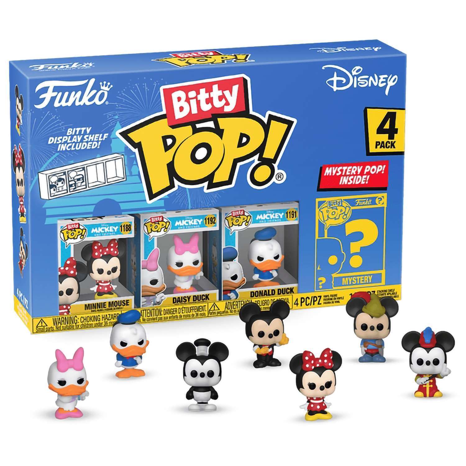 Funko Bitty POP! Disney S2 Minnie Mouse+Daisy Duck+Donald Duck+Mystery (1 of 4) 4PK – купить за ...