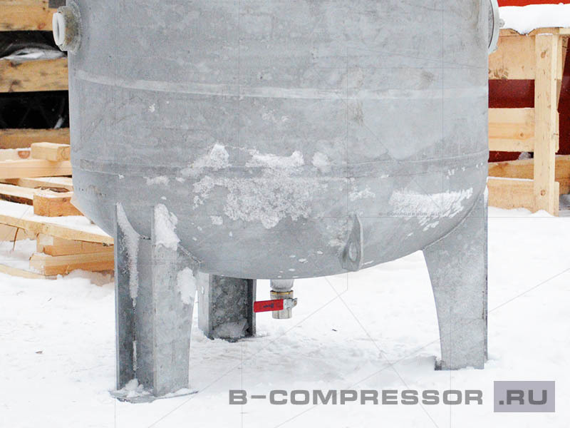Ресивер РВ 500Ц/10 вертикальный оцинкованный - купить на B-compressor.ru