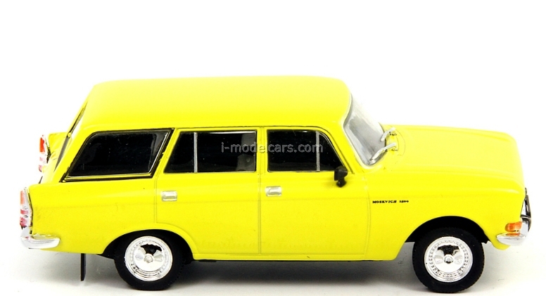 MODEL CARS 1:43 Moskvich-2137 bright yellow DeAgostini Auto Legends ...