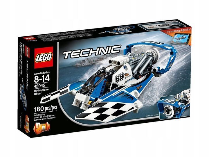 Конструктор LEGO Technic - Гоночный катер на подводных крыльях 2-в-1 ...