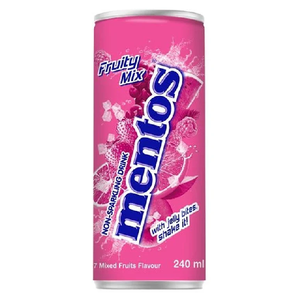 Напиток Ментос с кусочками желе фруктовый микс Mentos, 240 мл – купить ...