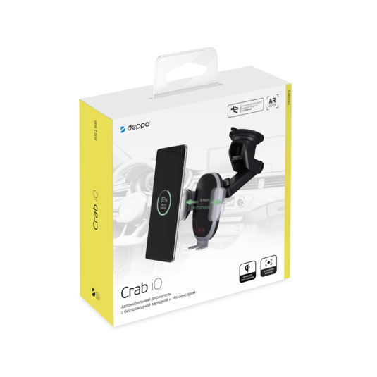 Автомобильный держатель Crab IQ для смартфонов 4-6.5 – по лучшей цене ...