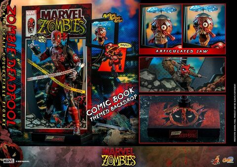 Фигурка Hot Toys Marvel Comic Masterpiece Series: Zombie Deadpool ...