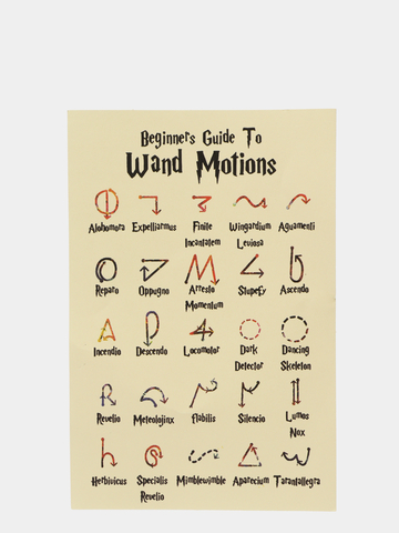 Beginners guide to wand motions | 2000222434636 | Alinino.az