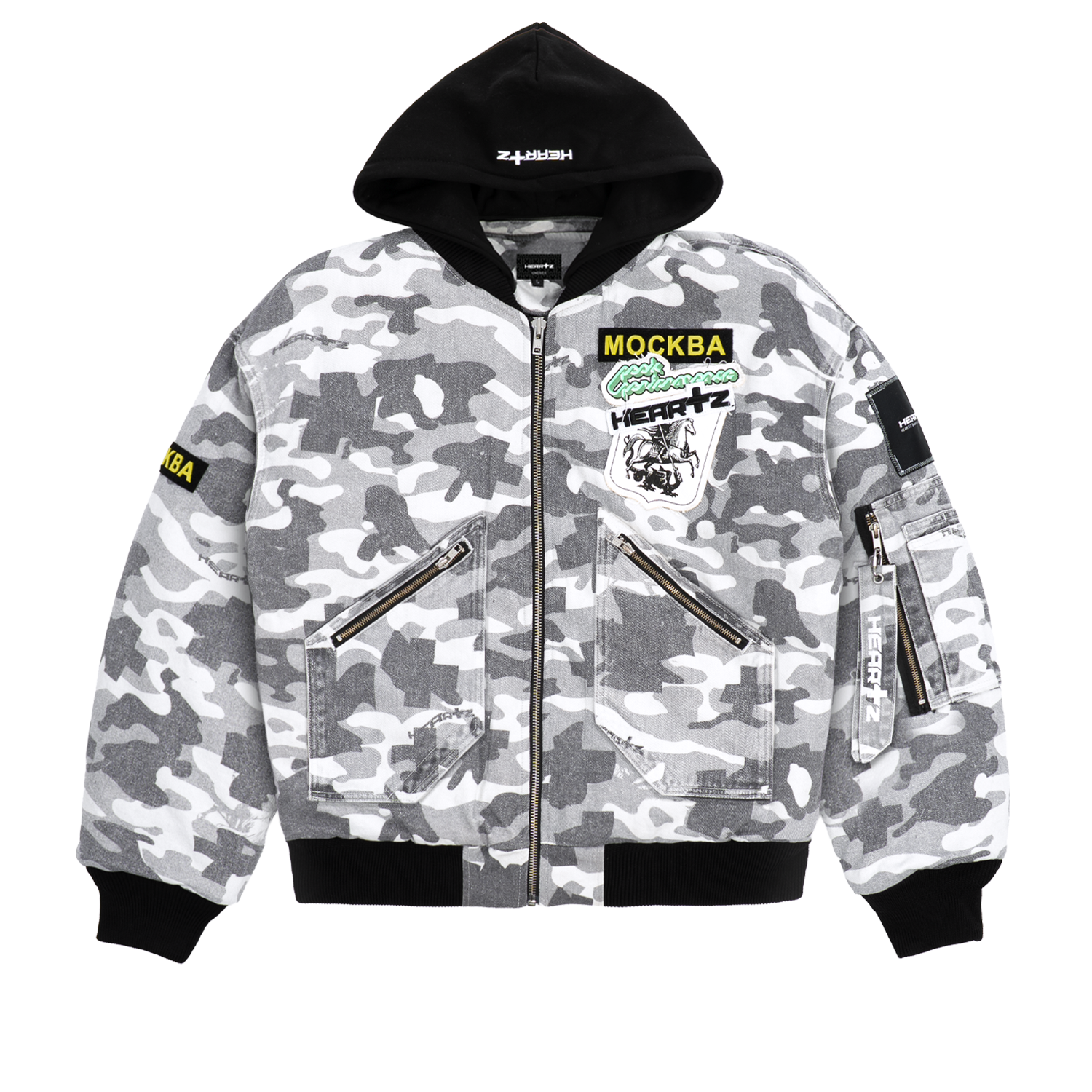 «Frostline» Denim Flight Jacket – HEARTZ ONLINE
