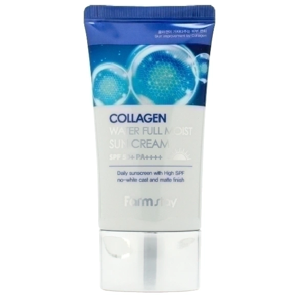 Крем для лица солнцезащитный Farmstay SPF 50+ PA+++ Collagen Water Full ...