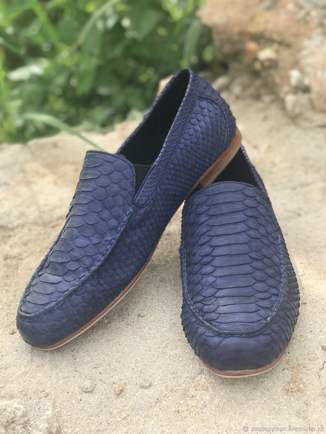 Мокасины из кожи питона SH-145 - EXOTIQ PYTHON
