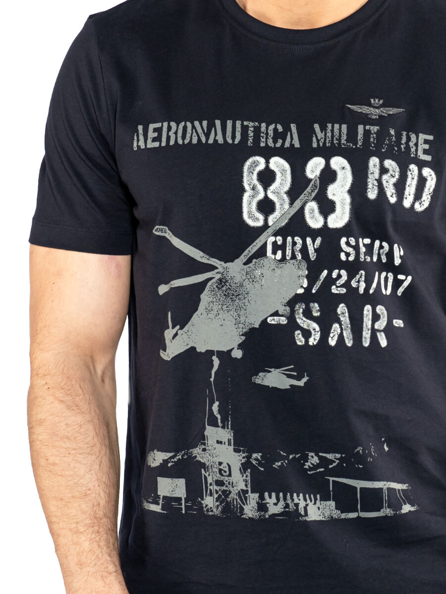 Футболка Aeronautica Militare фирменный принт | Trolls