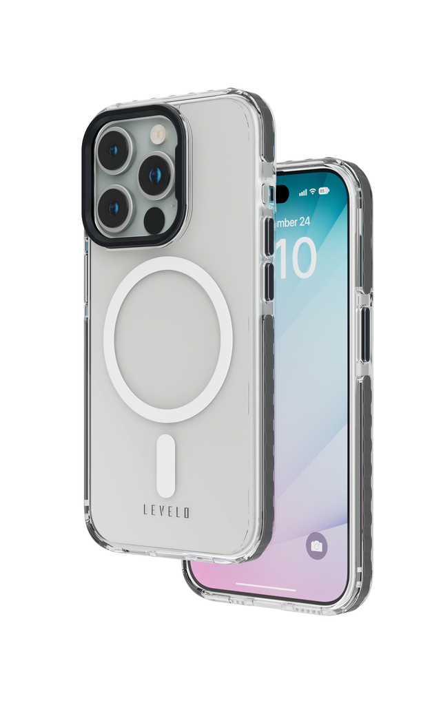 Levelo FlexiGuard Transparent Case iPhone 15 Pro Max