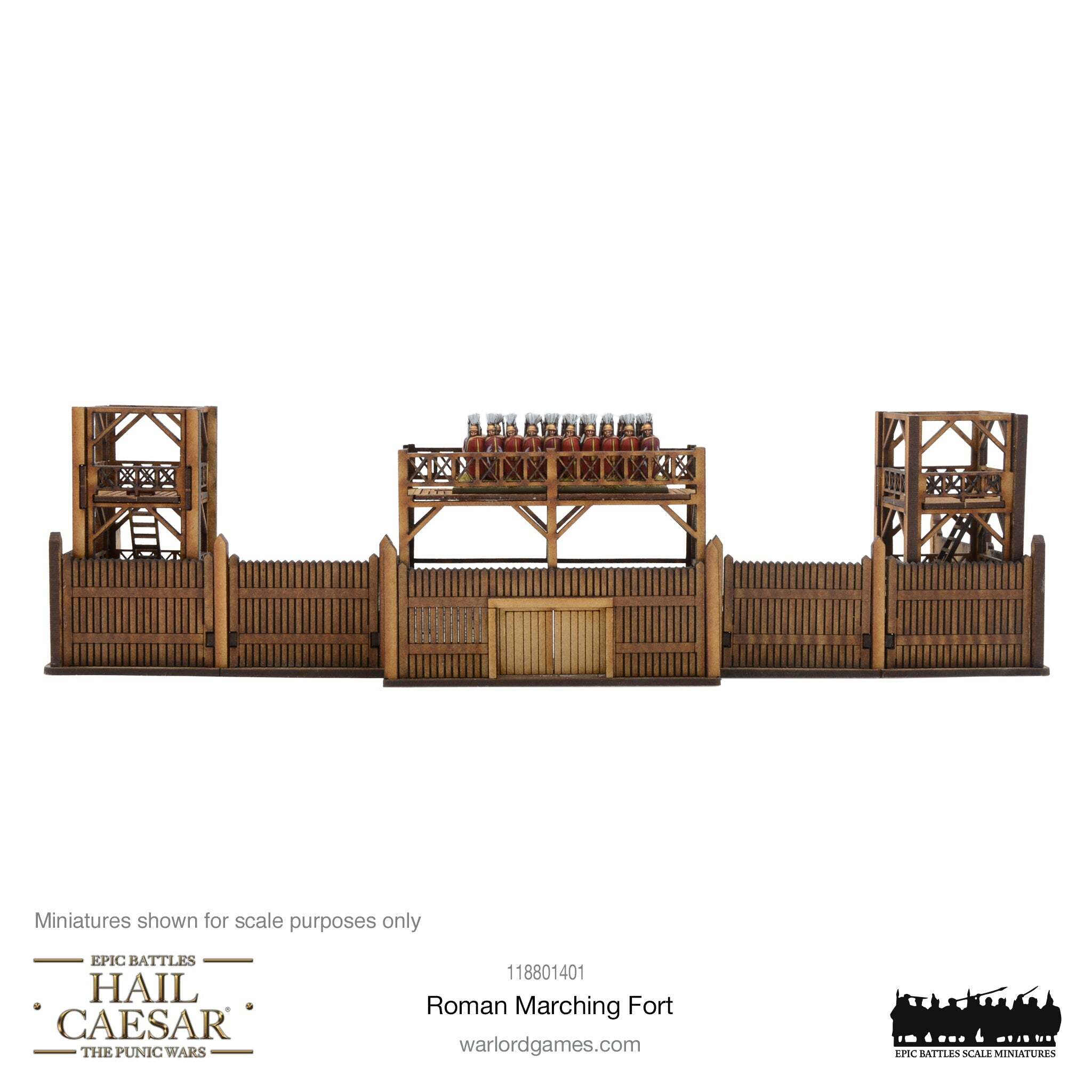 ПРЕДЗАКАЗ Модель Hail Caesar Epic Battles: Roman Marching Fort (15mm ...