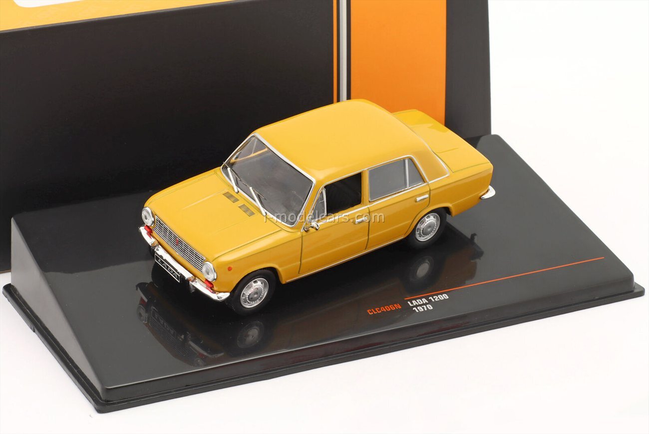 VAZ-2101 Lada 1200 1970 dark yellow IXO Models 1:43