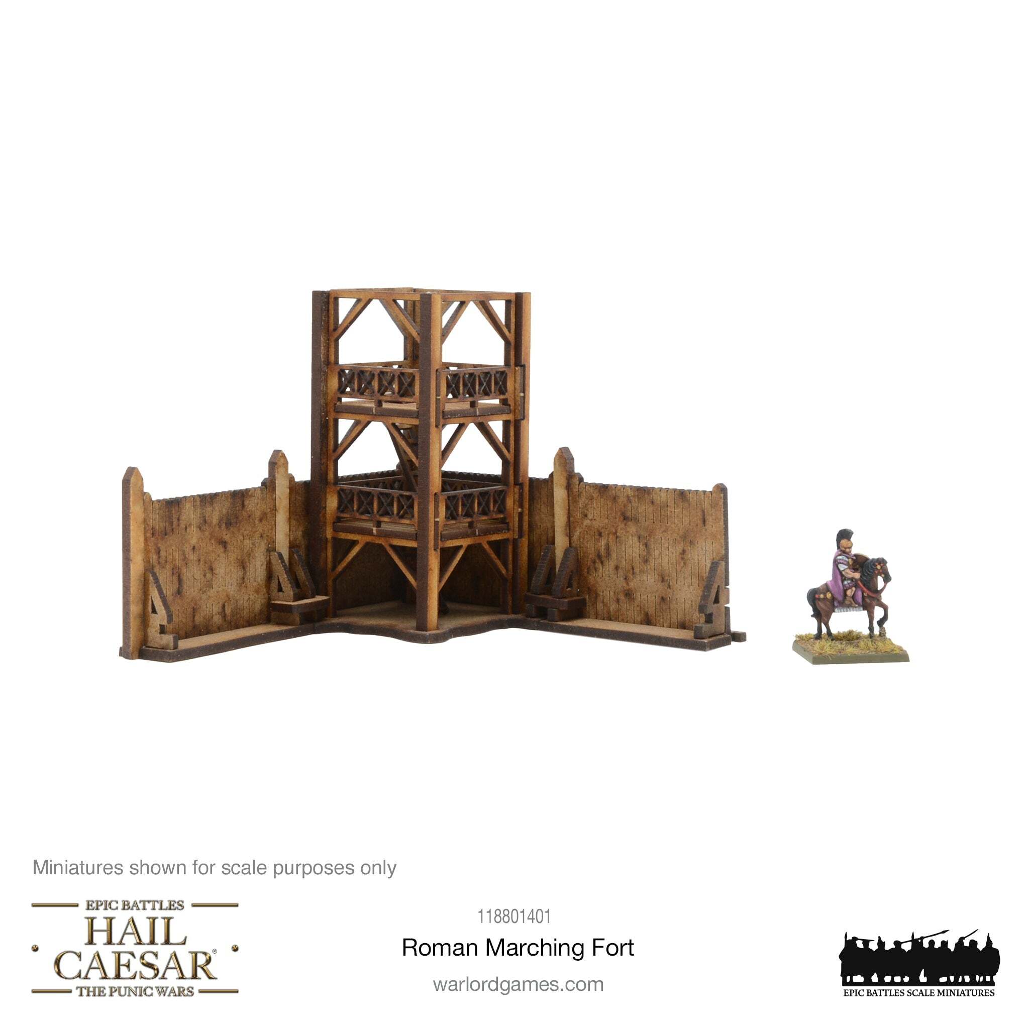 ПРЕДЗАКАЗ Модель Hail Caesar Epic Battles: Roman Marching Fort (15mm ...